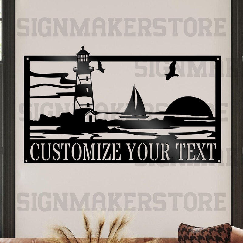 Metal Lighthouse - Etsy