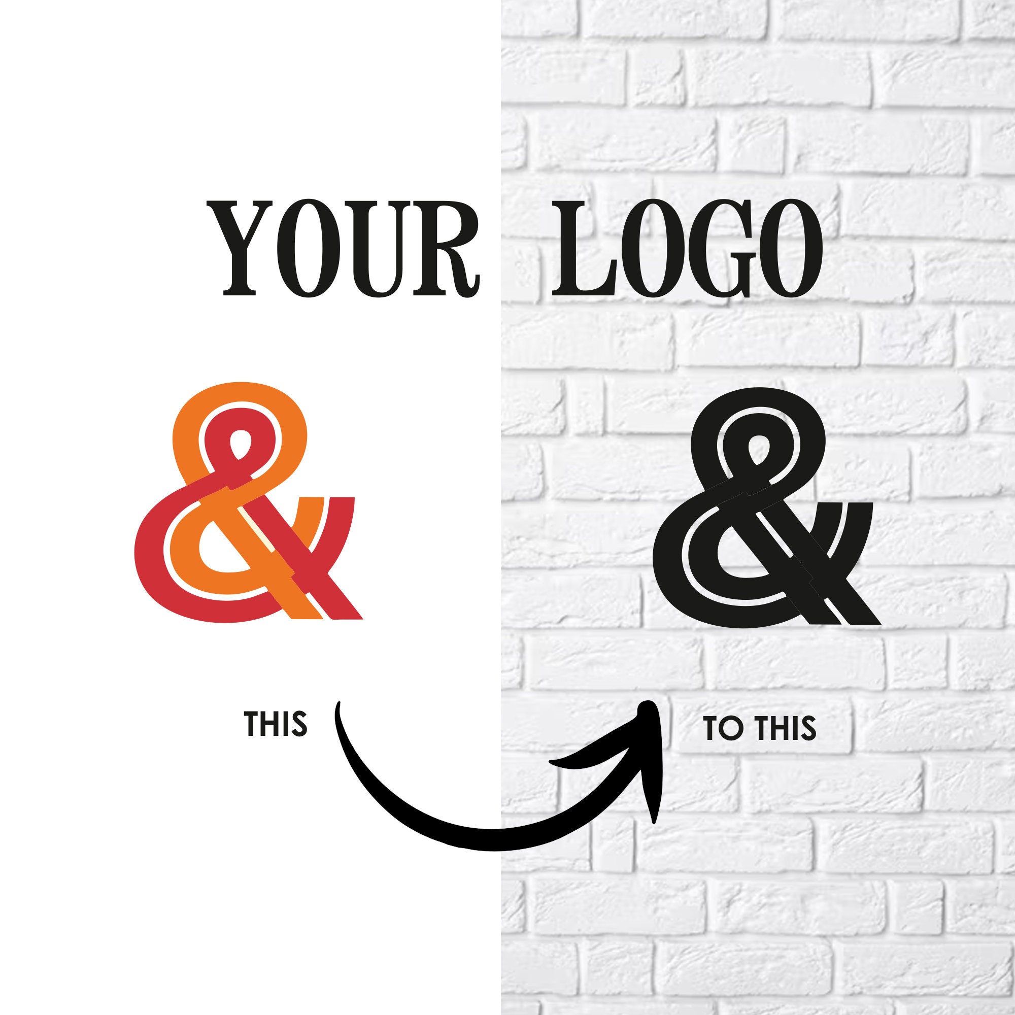 Your Logo Here Sign Business Logo Sign Metal Logo Sign Your - Etsy
