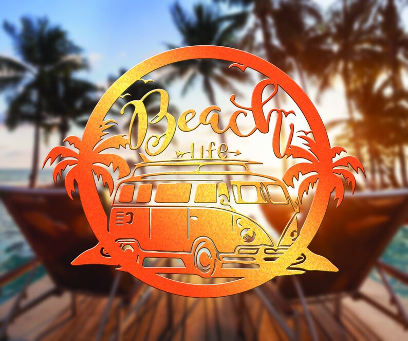 Personalized Beach Life Sign Custom Poolside Oasis Metal - Etsy