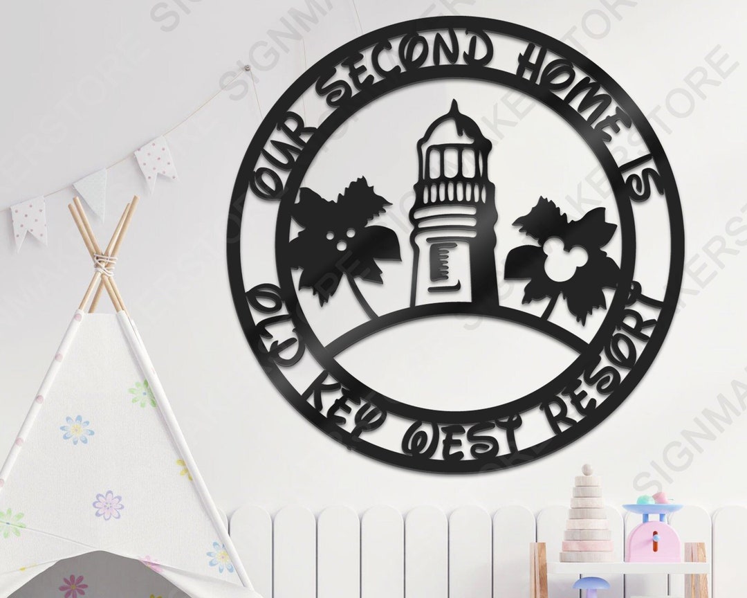 Disnet Old Key West Resort Metal Sign, Vacation Clib Souvenir Sign ...