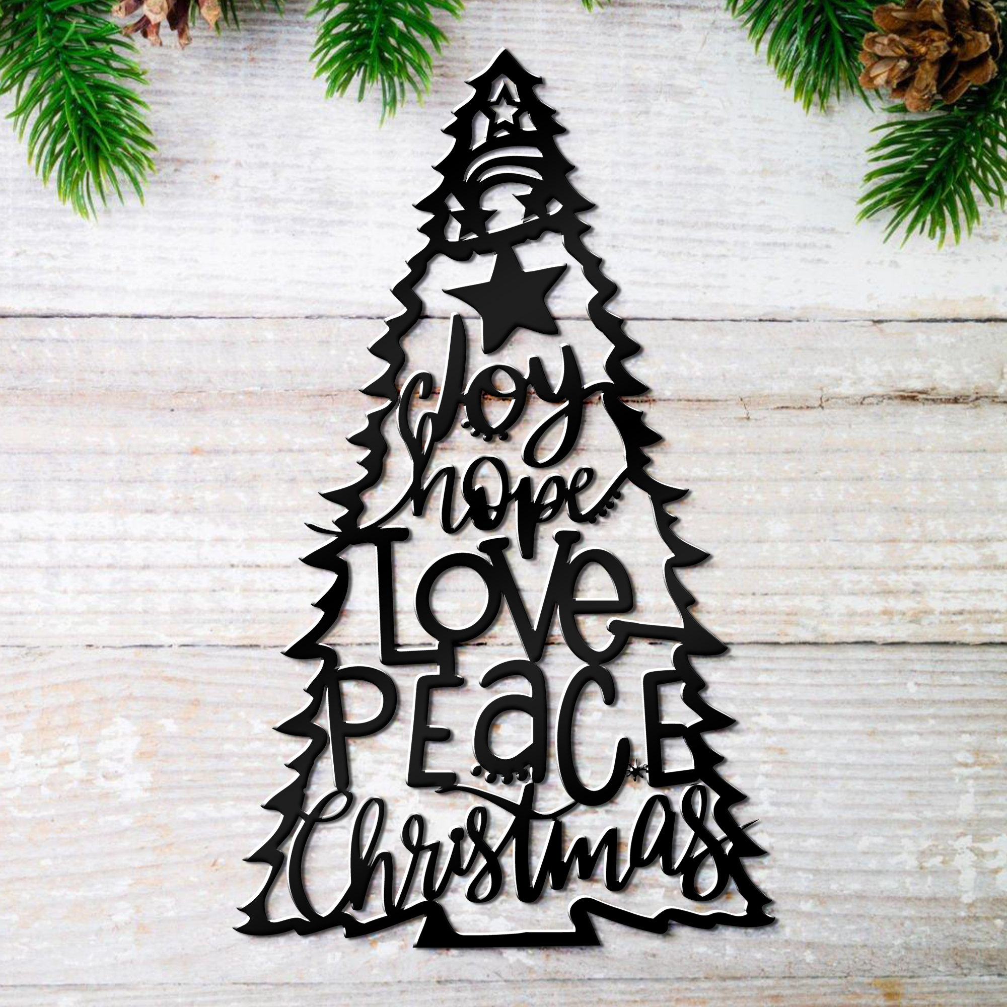 Peace Christmas Decorations