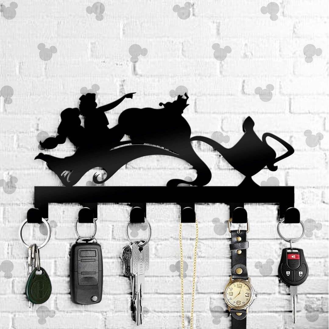 Disney Aladdin Wall Key Holder Welcome Key Hangers Mickey Key Holders ...