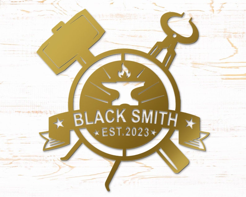 Custom Forge Sign Personalized Blacksmith Forge Customized - Etsy UK