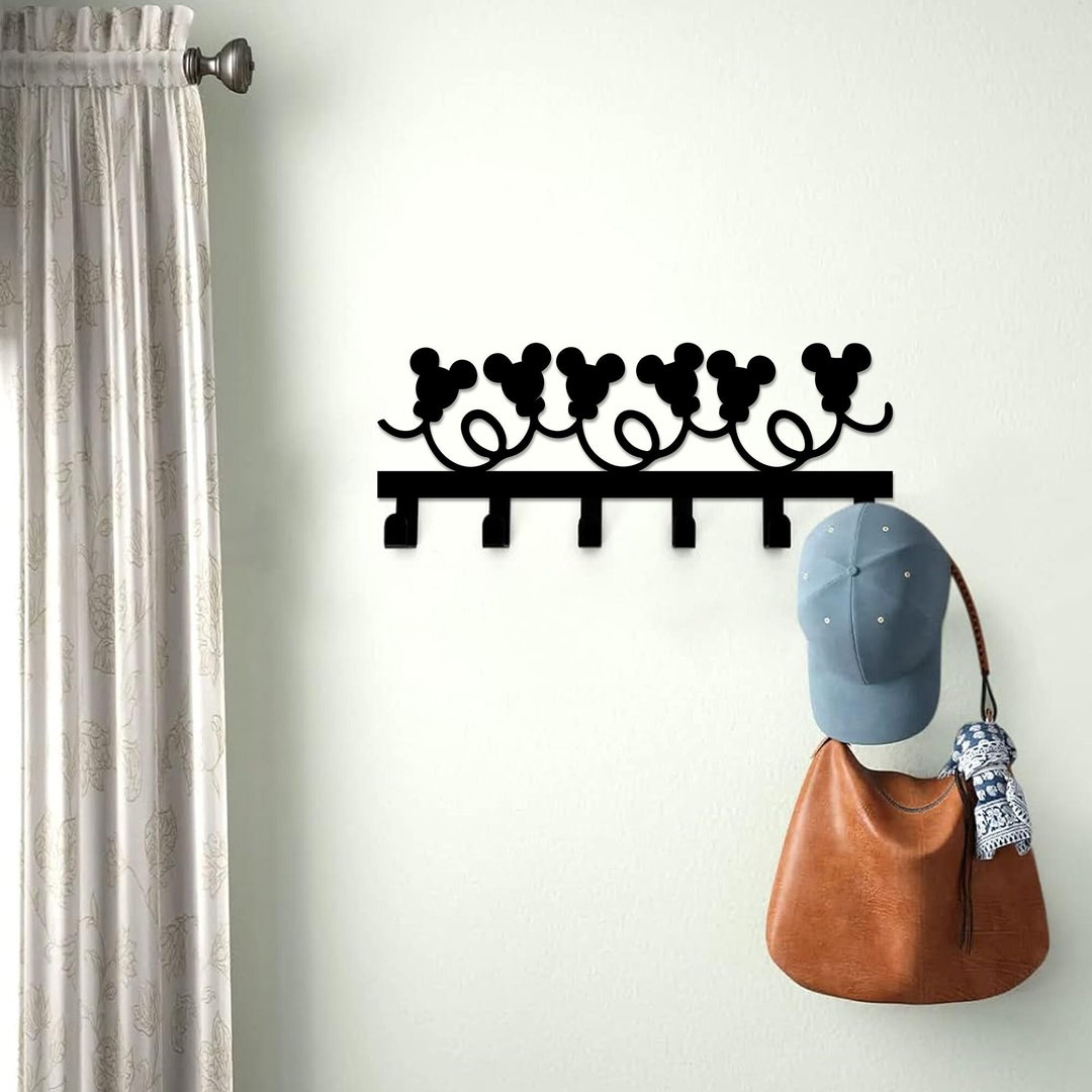 Mickey Head String Keyholder Hook - Mickey Entryway Key Holders ...
