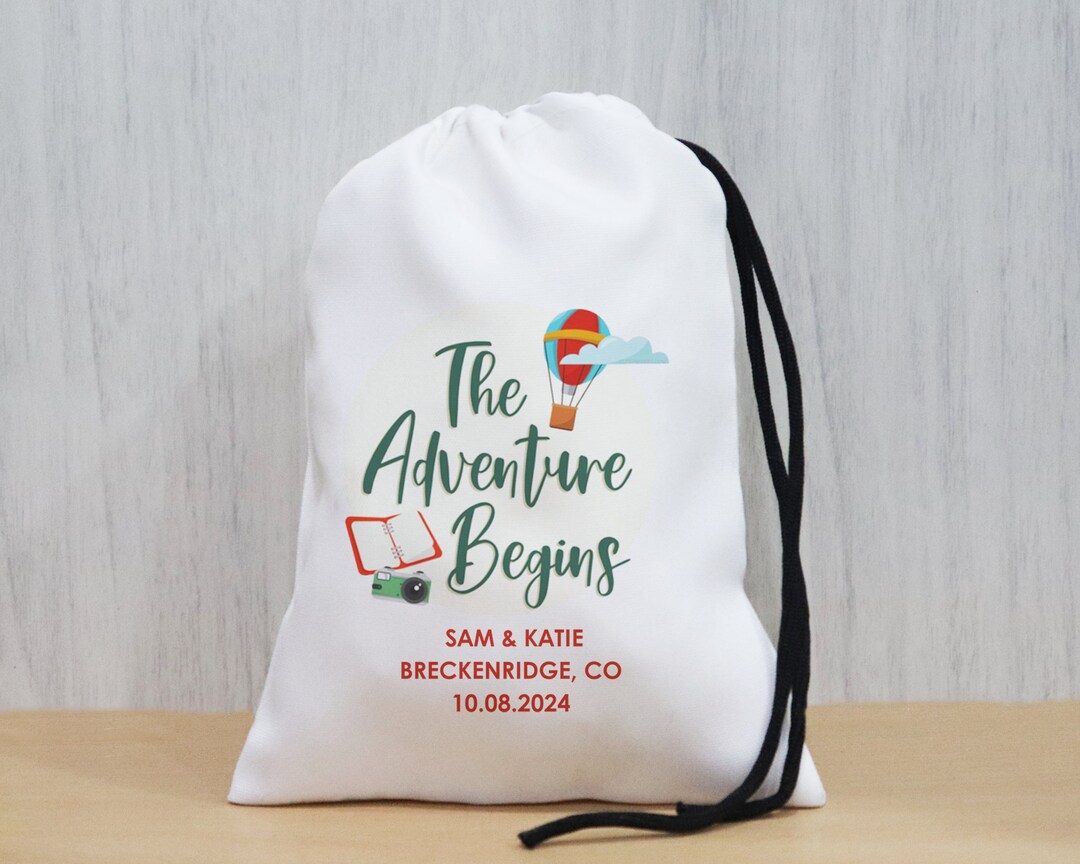 Personalised the Adventure Begin Kit Bags - Camping Survival Kit ...