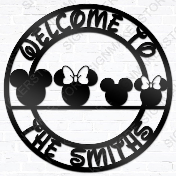 The Smiths Welcome Sign - Etsy