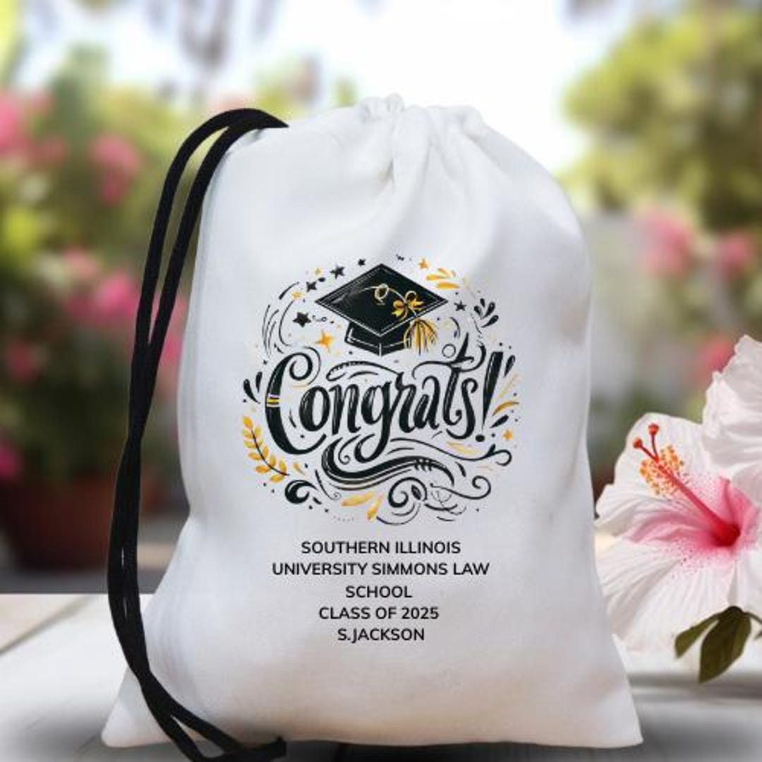 Personalization Congrats Bags, Graduation Party Decor, Graduation Favor ...