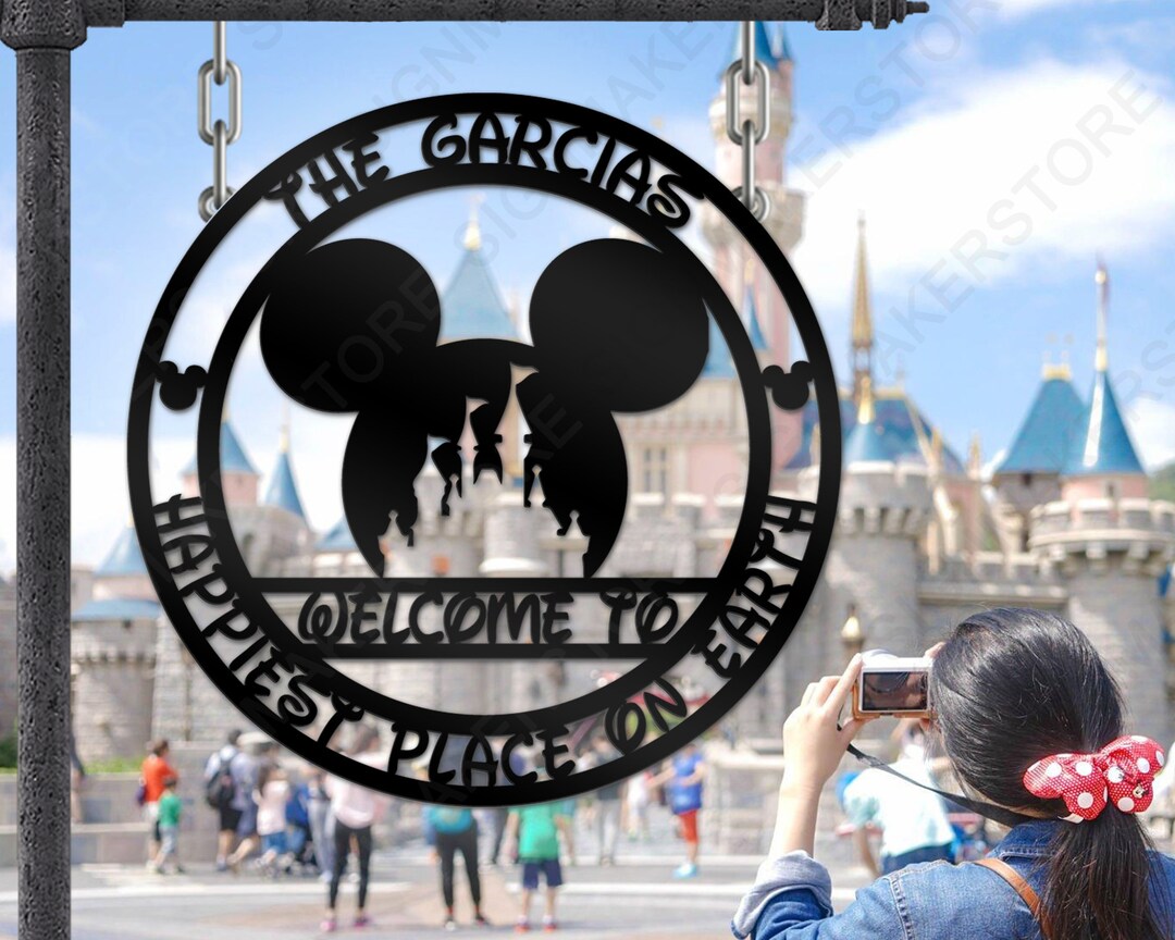 Home Castle Metal Sign, Family Welcome Sign, Happiest Place in Earth ...