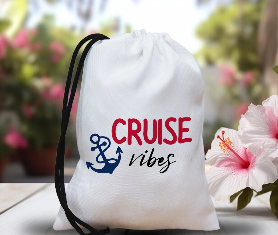 Personalized Cruise Squad Party Favor Bags, Ocean Cruise Vacation ...