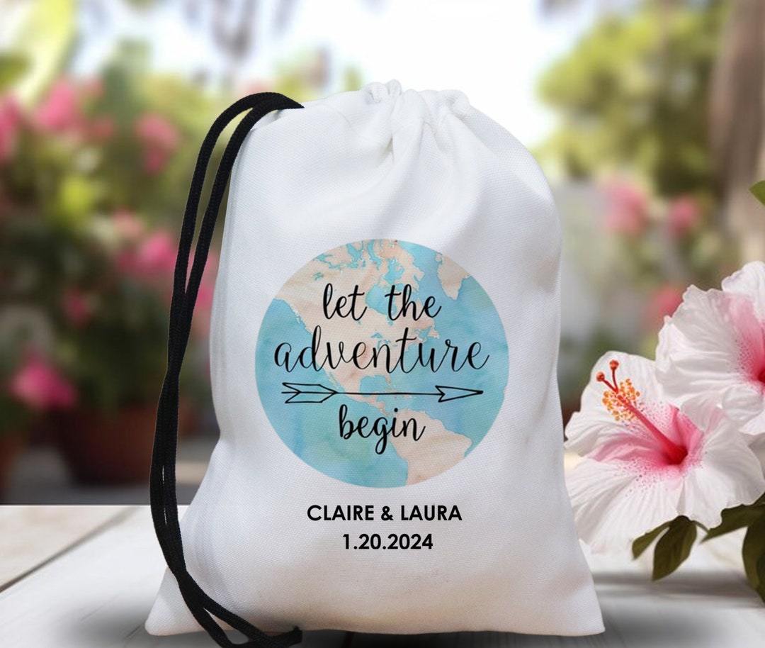 Custom Let the Adventure Begin Kit Bags - Camping Survival Kit ...