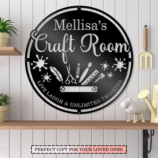 Craft Room Sign - Etsy