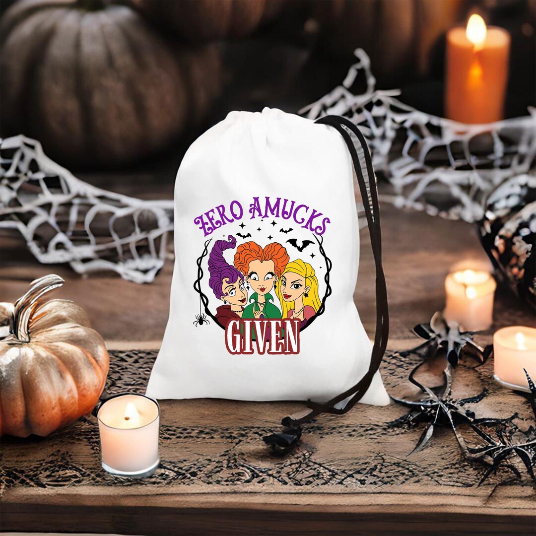 Customised Zero Amucks Given Bags, Halloween Party Favor Bags ...
