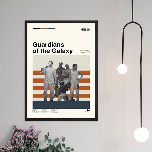 Guardians of the Galaxy Vintage Movie Poster - Etsy