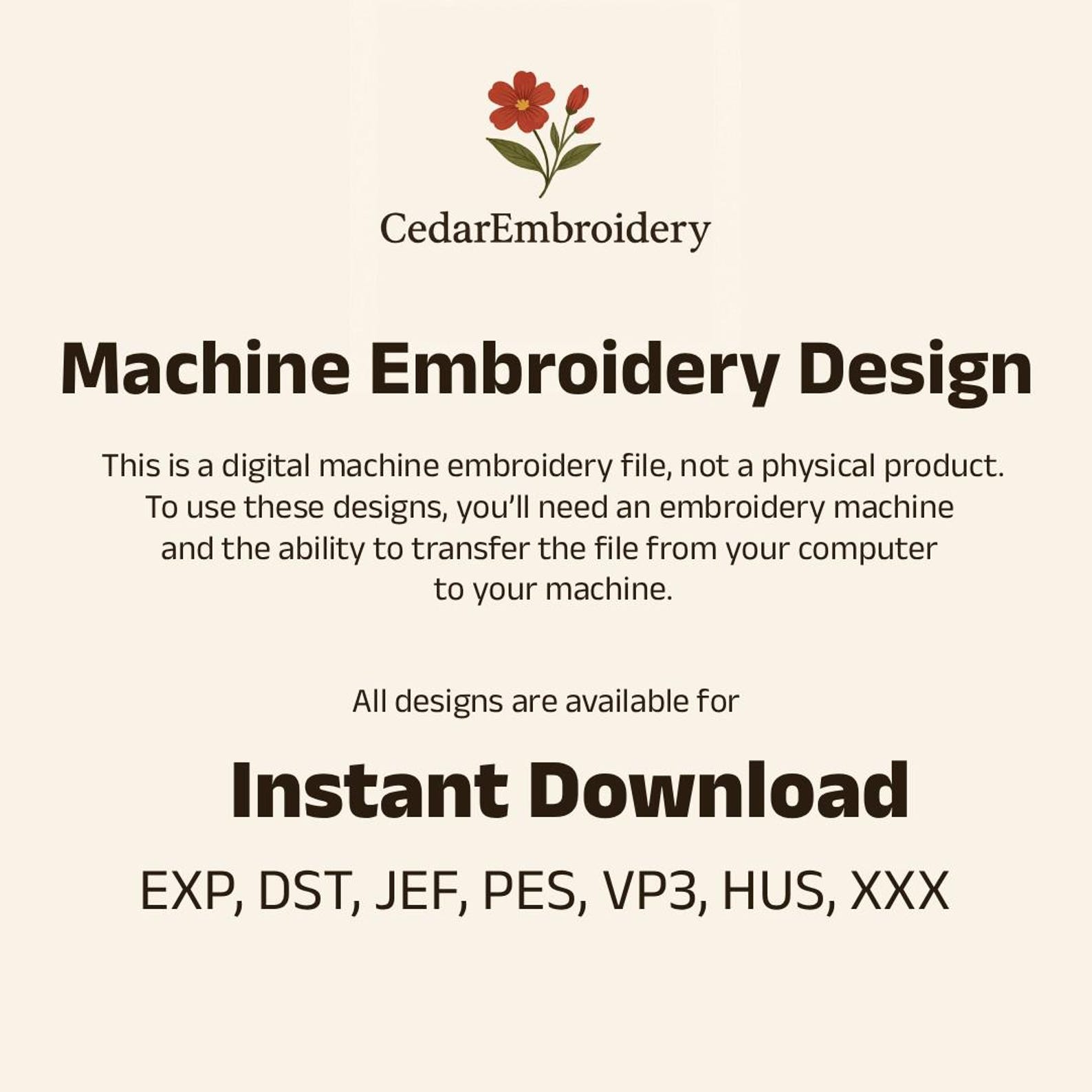 Summer Embroidery Design, Instant Download - Etsy