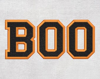 Halloween BOO Embroidery Design, Boo Machine Embroidery Design, BOO ...