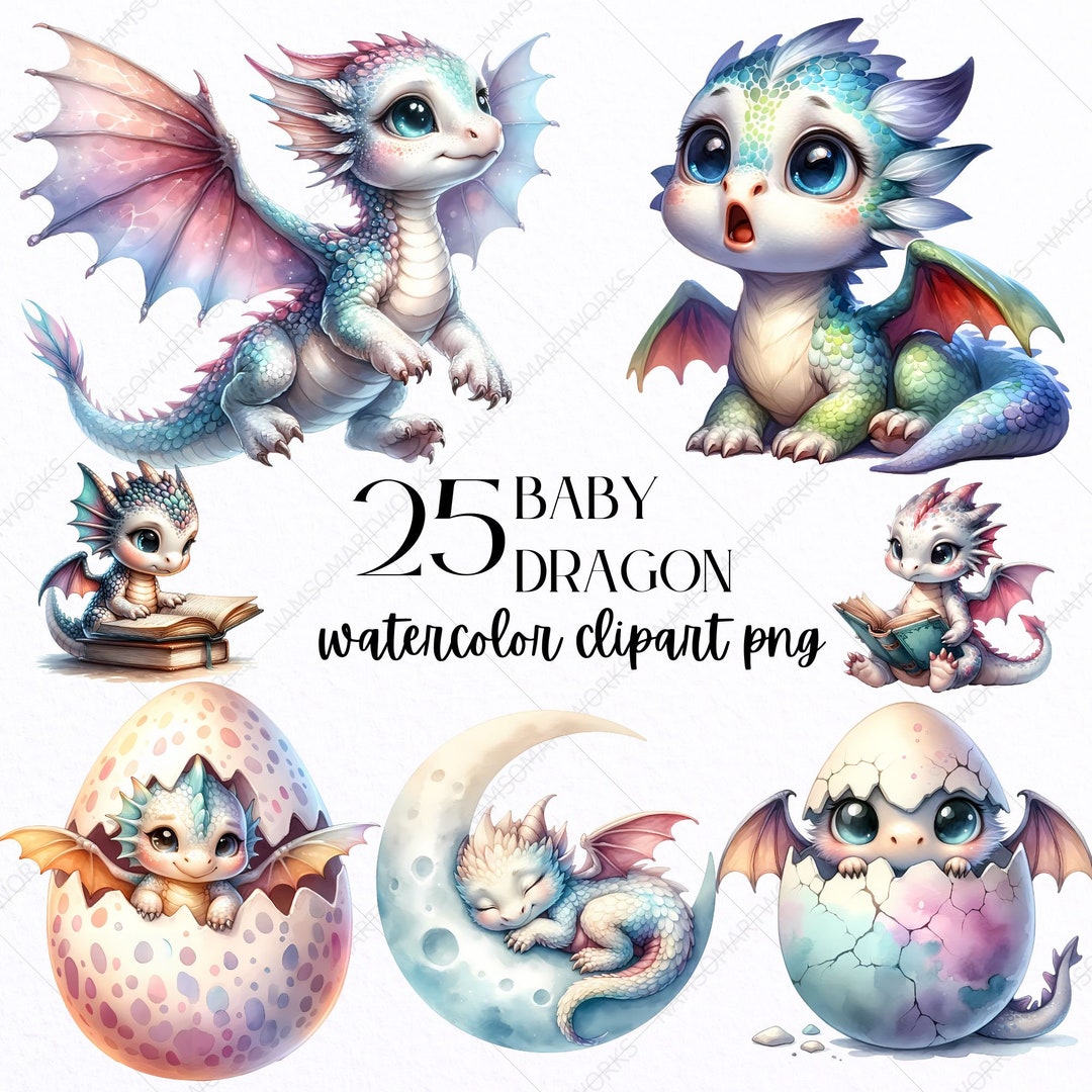 Baby Dragon PNG Clipart, Kawaii Dragon PNG, Cute Dragon PNG Clipart ...