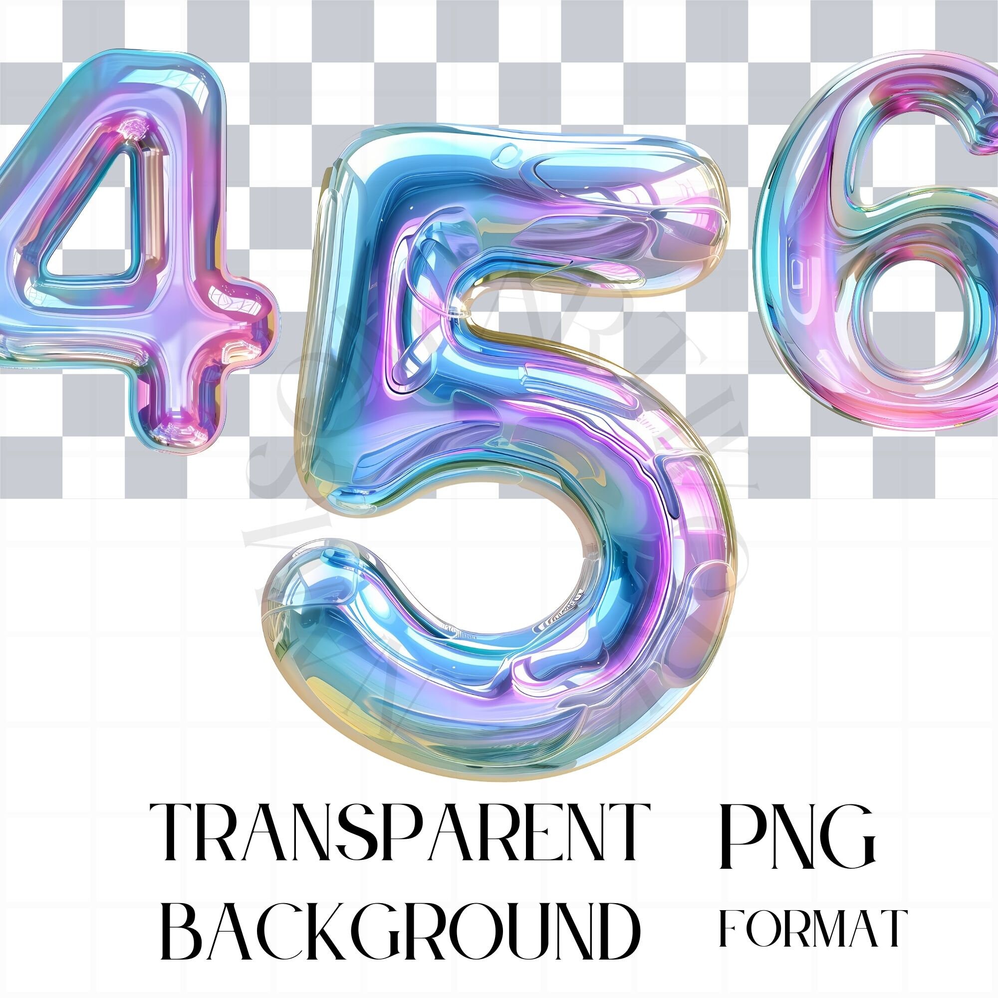 Rainbow Foil Balloon Alphabet Numbers PNG Clipart, Clip Art Numbers PNG ...