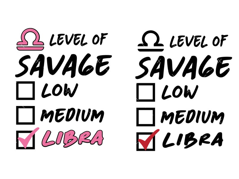 Level of Savage SVG, PNG, Cricut, Astrology SVG, Zodiac Svg, Savage ...