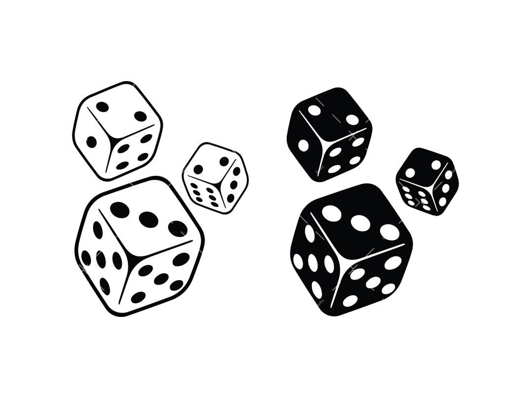 Dice SVG, PNG, Cricut, Fruit SVG, Dice Faces Set Svg, Casino Svg ...