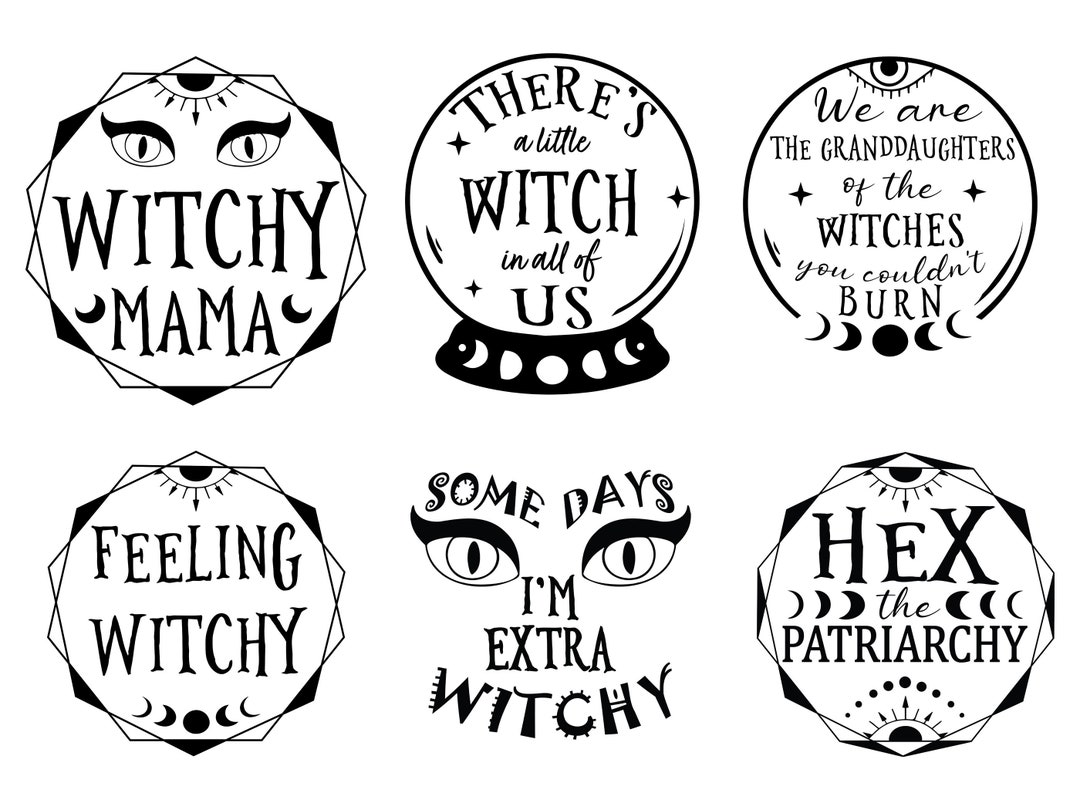 Witch Quotes Svg, PNG, Cricut, Some Days Im Extra Witchy Svg, Witchy ...