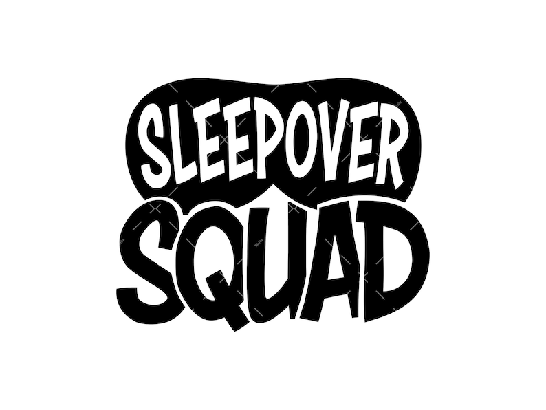 Sleepover Squad Svg, PNG, Cricut, Sleepover Svg, Girl Party Svg ...