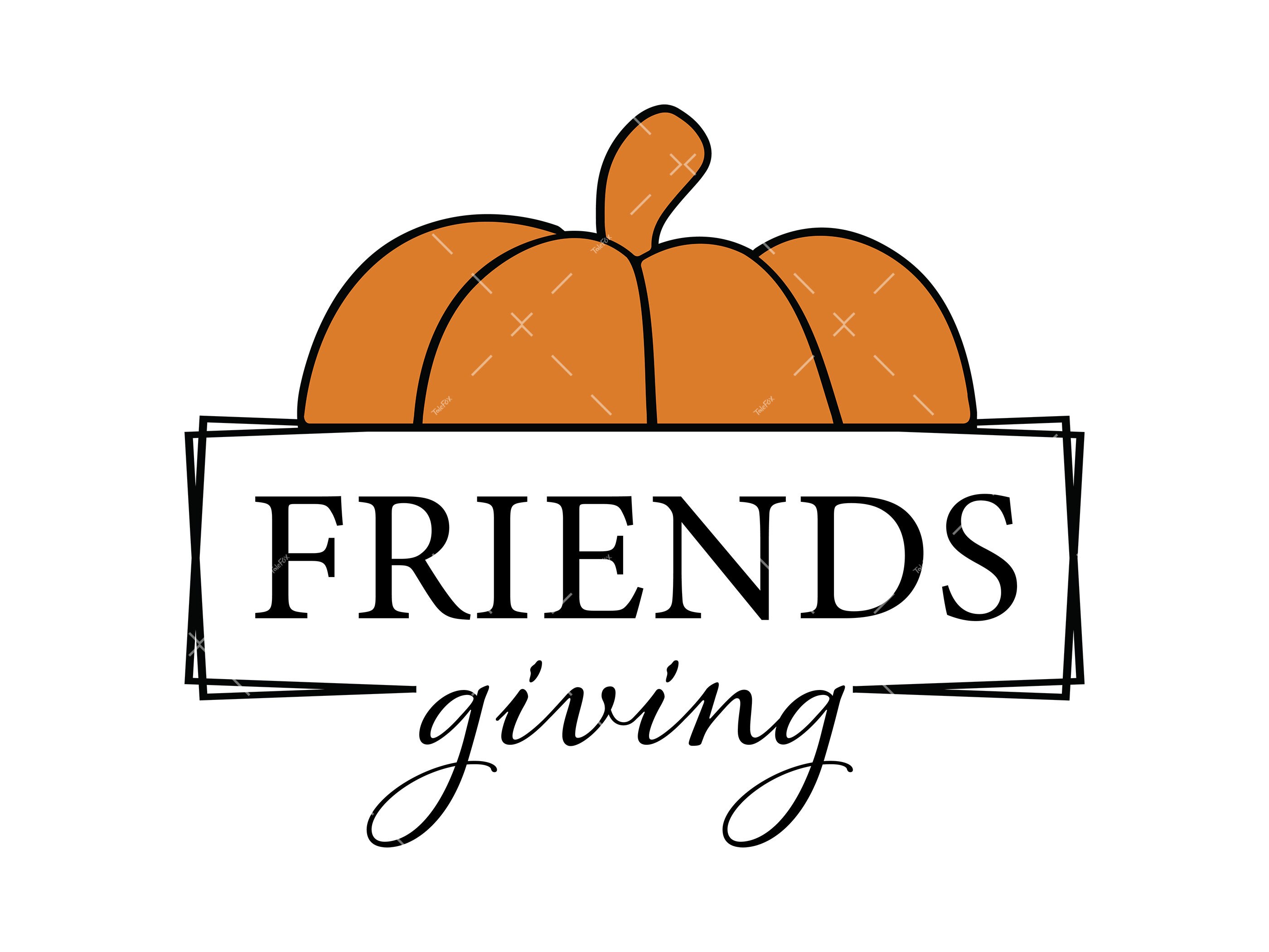 Friendsgiving SVG, PNG, Cricut, Thanksgiving Svg, Thanksgiving Clipart ...