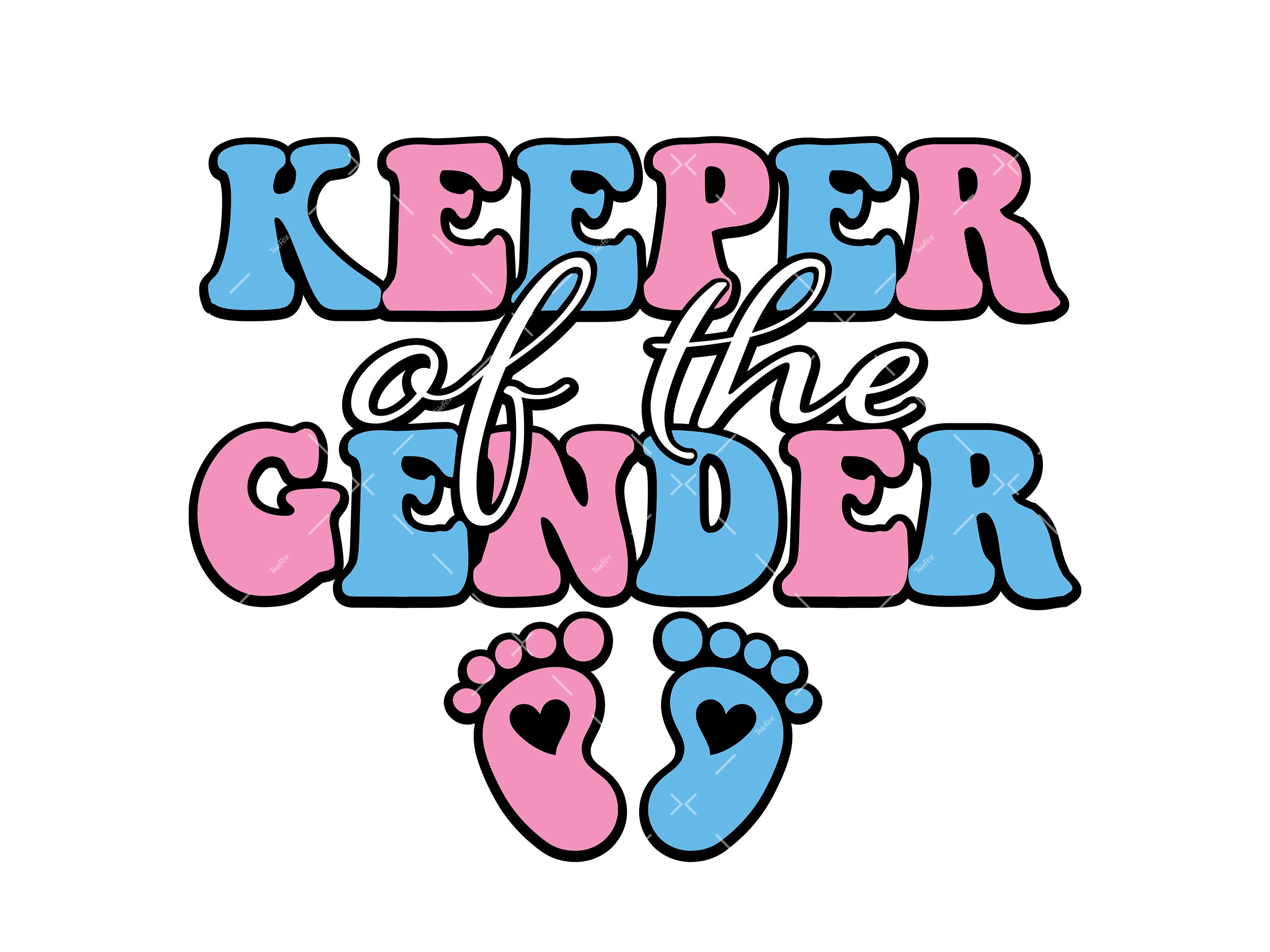 Keeper of the Gender SVG, PNG, Cricut, Gender Reveal Svg, Boy or Girl ...