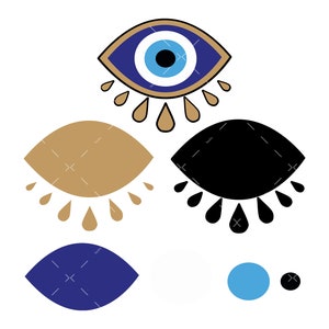 Evil Eye SVG, PNG, Cricut, Blue Eye Svg, Nazar SVG, Turkish Eye Svg ...
