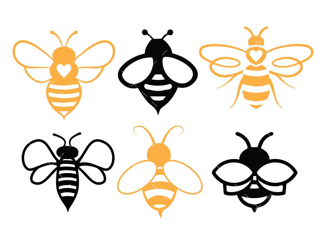 Bee SVG Bundle, PNG, Cricut, Bumble Bee Svg, Cute Svg, Honeybee SVG ...