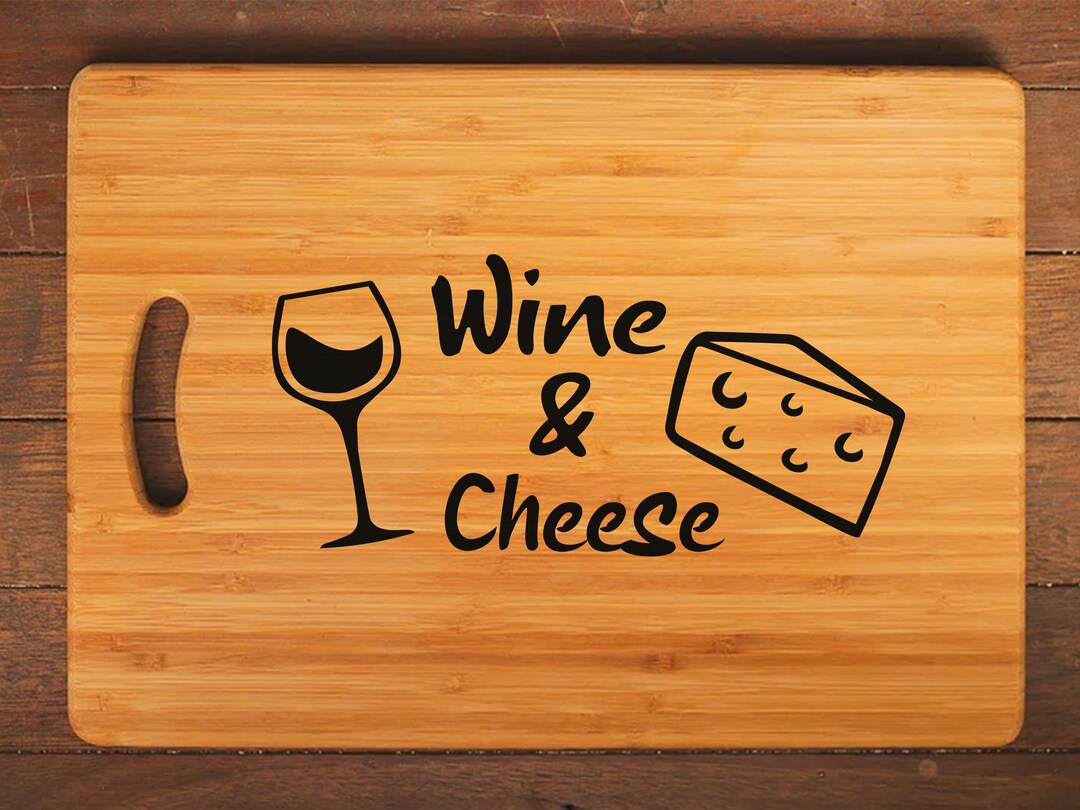 Wine and Cheese SVG, PNG, Cricut, Cutting Board Svg, Charcuterie Board, Cheese Board Svg ...