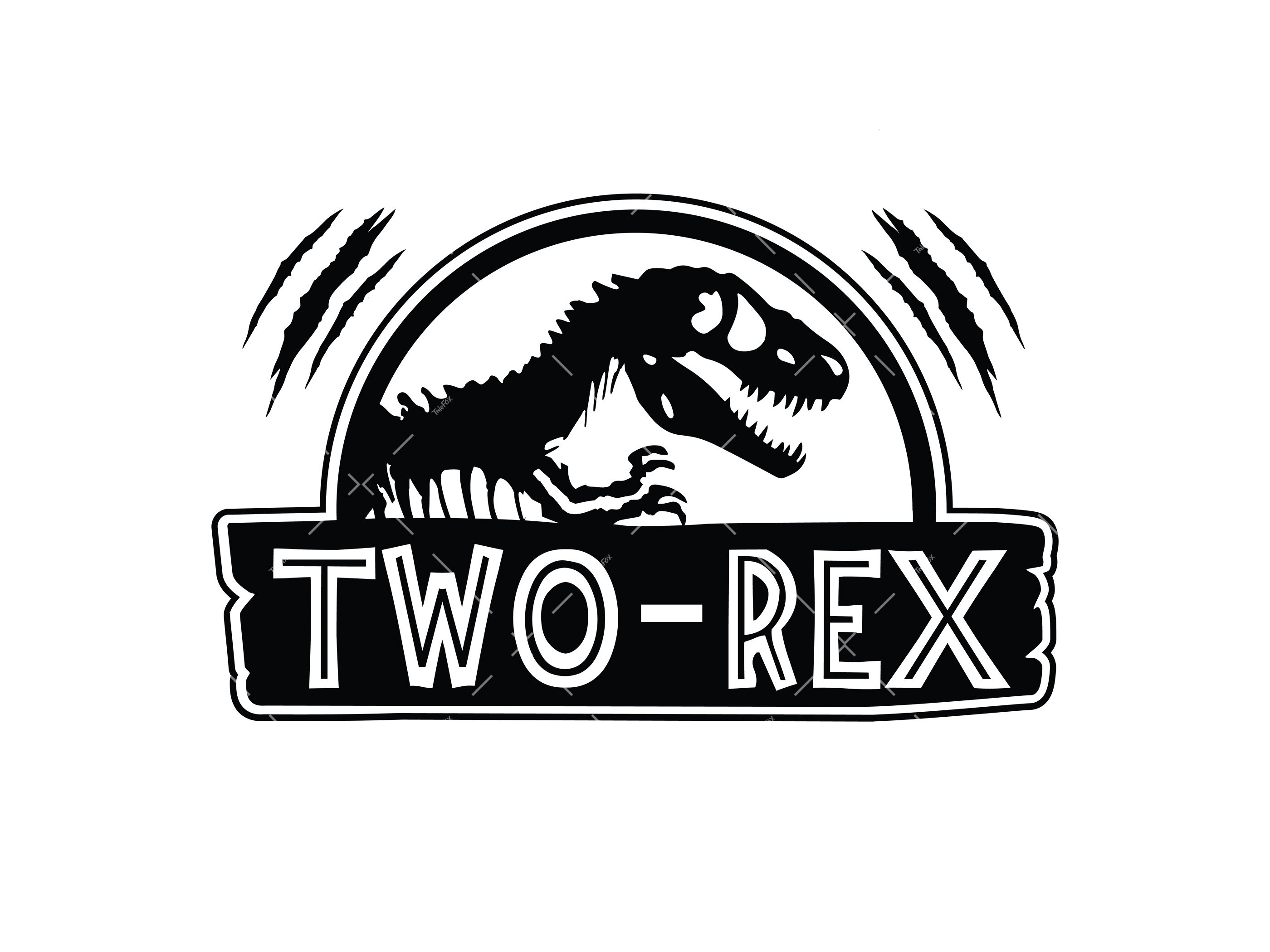 Two Rex SVG, PNG, Cricut, T-rex Svg, 2 Rex SVG, Boy 2nd Birthday Svg ...