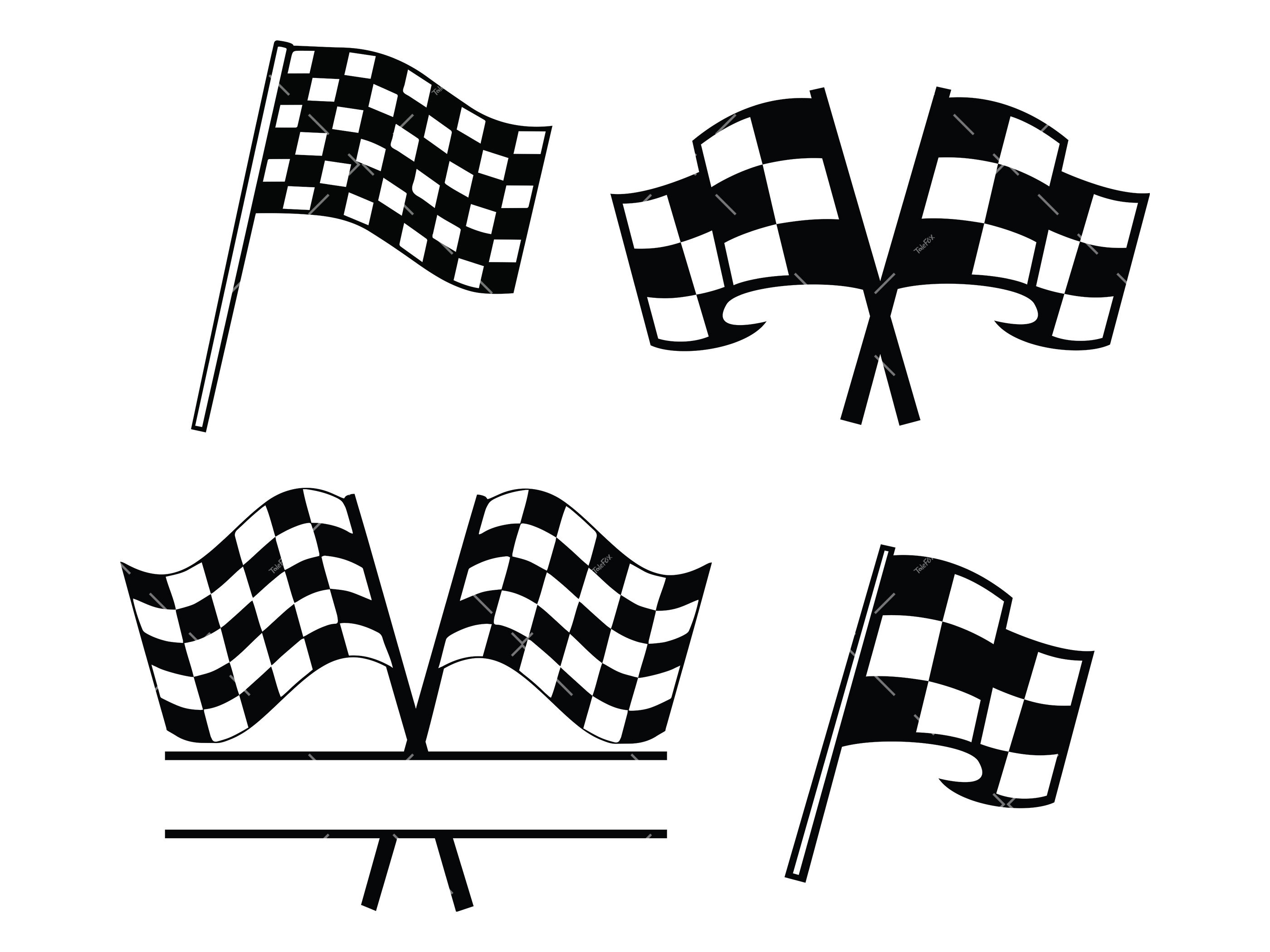 Racing Flag SVG, PNG, Cricut, Checkered Flag Svg, Race Flag Svg, Racing ...