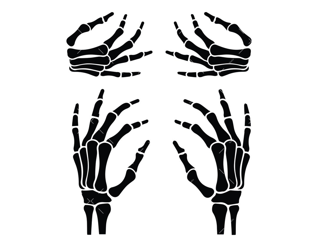 Skeleton Hands SVG, PNG, Cricut, Halloween Svg, Skeleton Svg, Skeleton ...