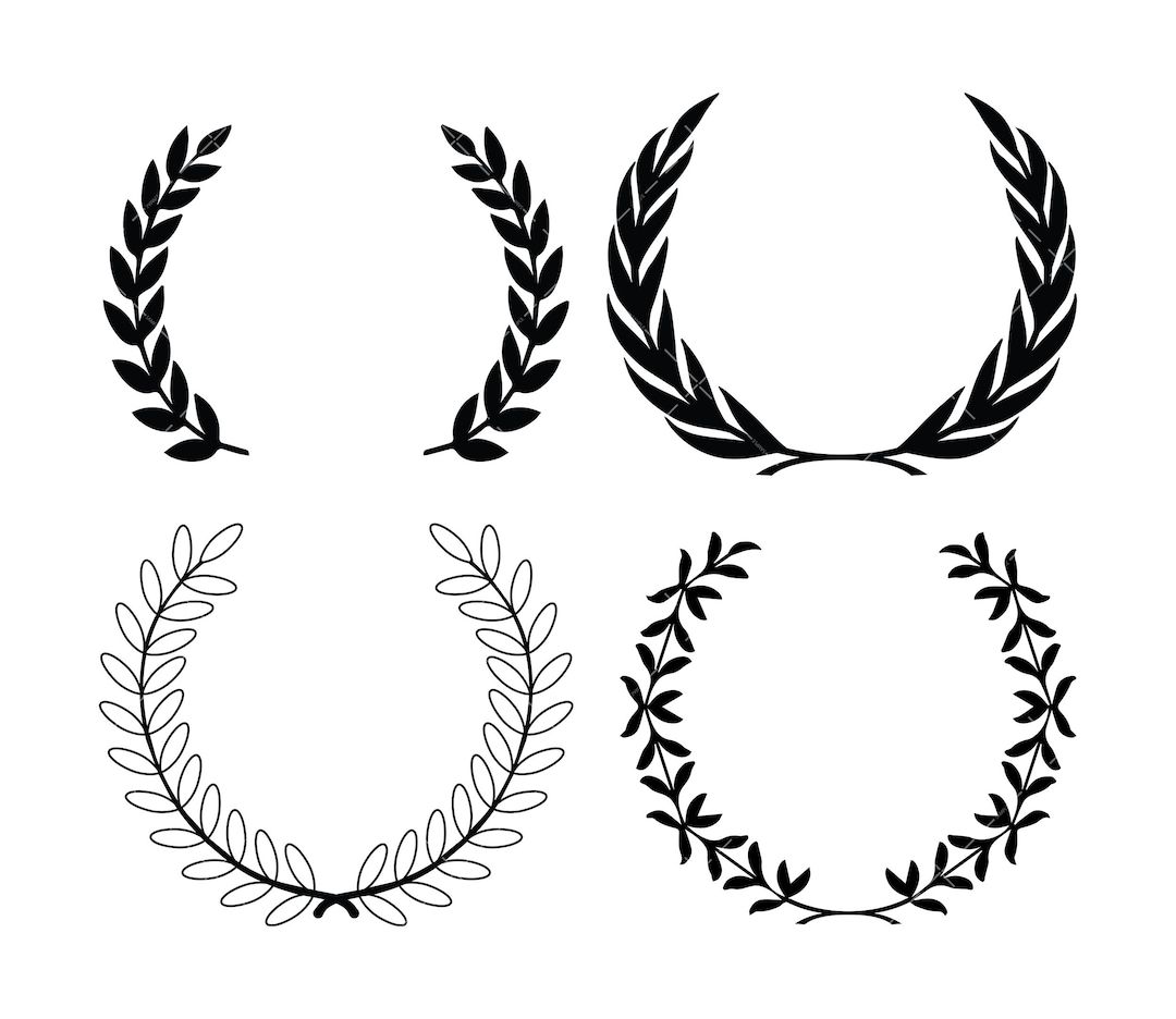 Leafy Wreath Svg, PNG, Cricut, Floral Wreath Svg, Wedding Wreath Svg ...