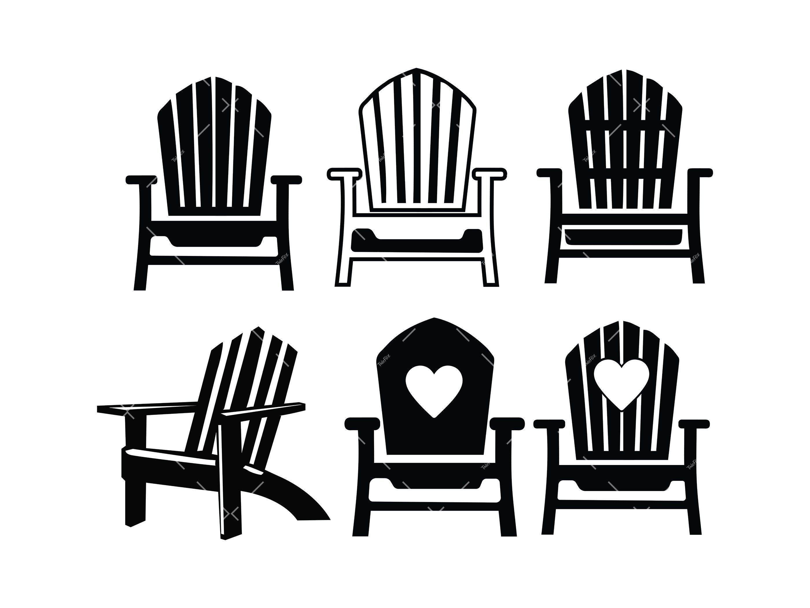 Adirondack Chair SVG, PNG, Cricut, Chair Png, Mountain Chair Svg ...