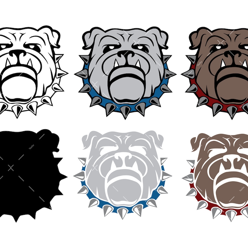 Bulldog Svg - Etsy