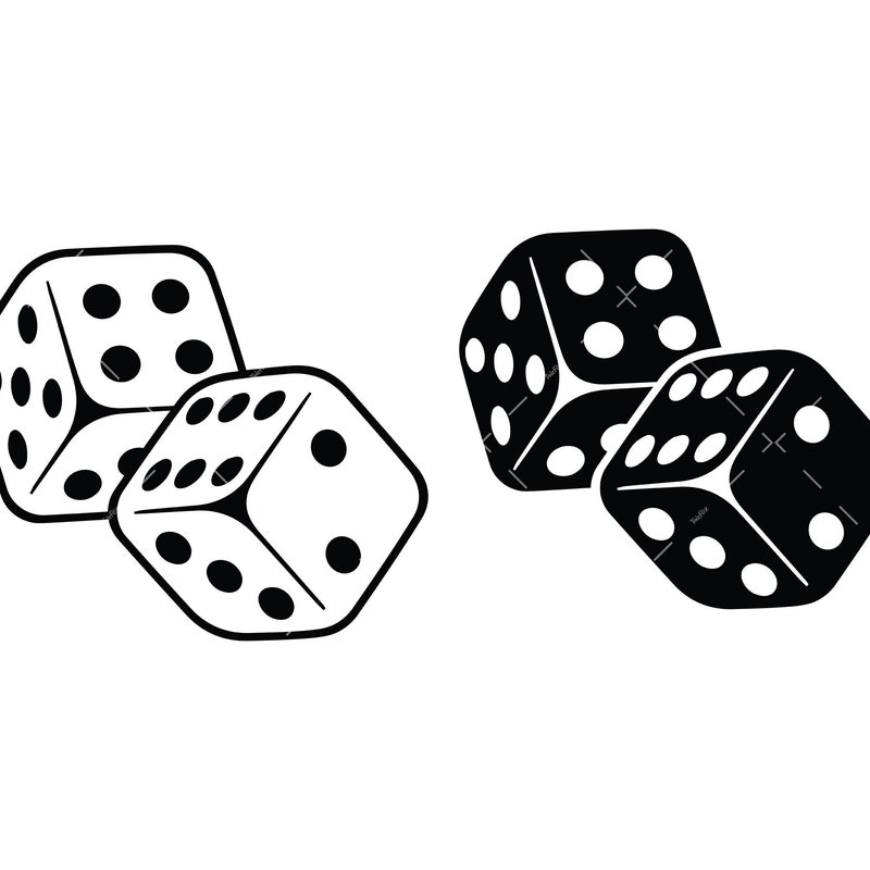 Dice Clip Art Numbers 1 6 - Etsy Australia
