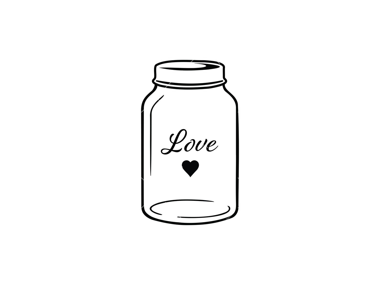 Mason Jar SVG, PNG, Cricut, Glass Jar SVG, Ball Jar Svg, Kitchen Design ...