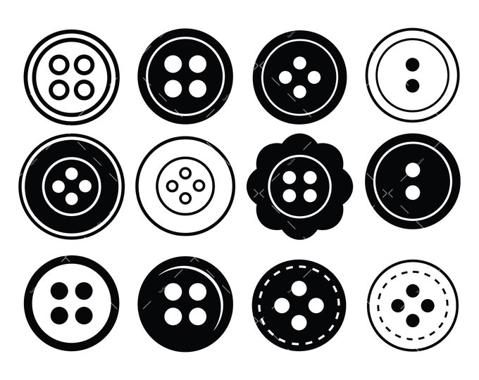 Sewing Button Svg, Sewing Svg, Button Svg, Sublimation PNG, Svg Cutting ...