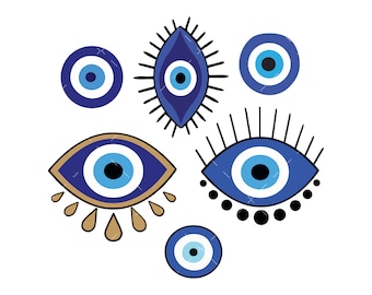 Evil Eye Svg, Blue Eye Svg, Turkish Eye Svg, Spiritual Svg, Nazar Svg ...