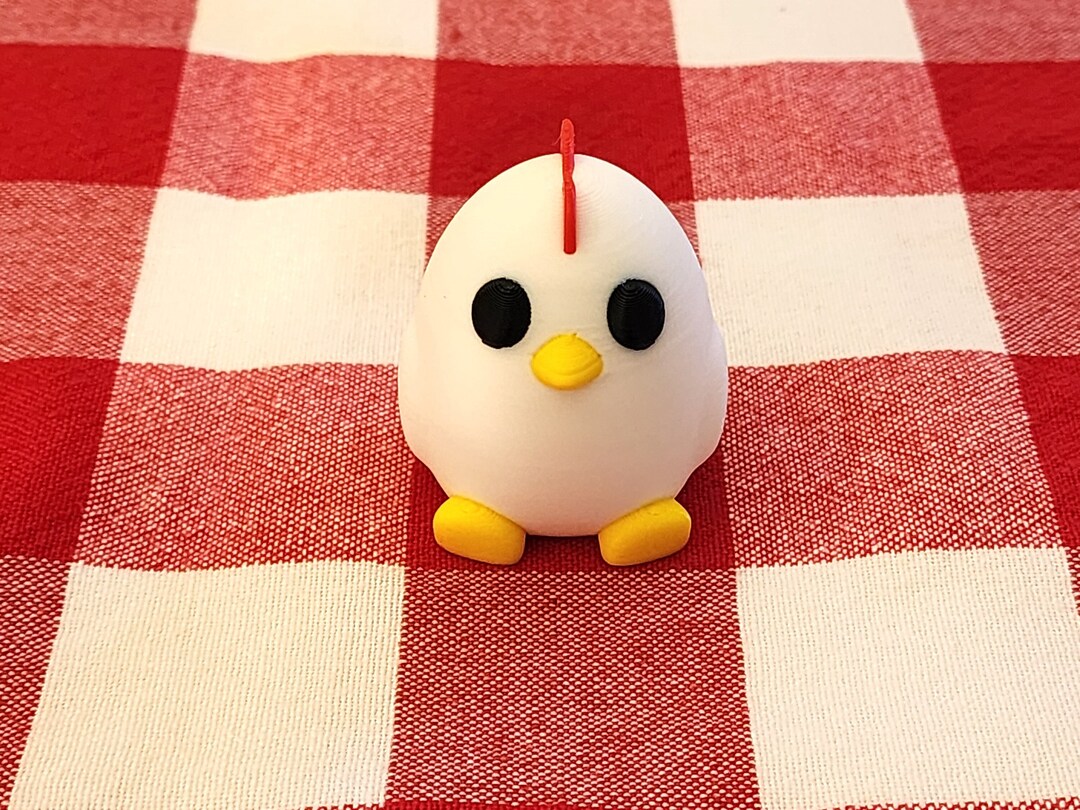 Chicken Figurine & Keychain - 3D Printed - Etsy