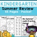 55 Kindergarten - Summer Review - Worksheets - Printable - Homeschool ...