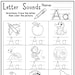 26 Printable Alphabet Letter Sounds Worksheets. Kindergarten ...