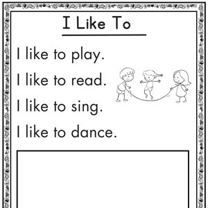 50 Printable Fry's Sight Word Poems Pages Reading Sentences and ...