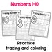 Preschool Numbers Tracing Worksheet 0-20 Printable Number Tracing ...