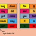 100 Printable Fry's First Hundred Sight Word Flashcards. Prek-1st Grade ...