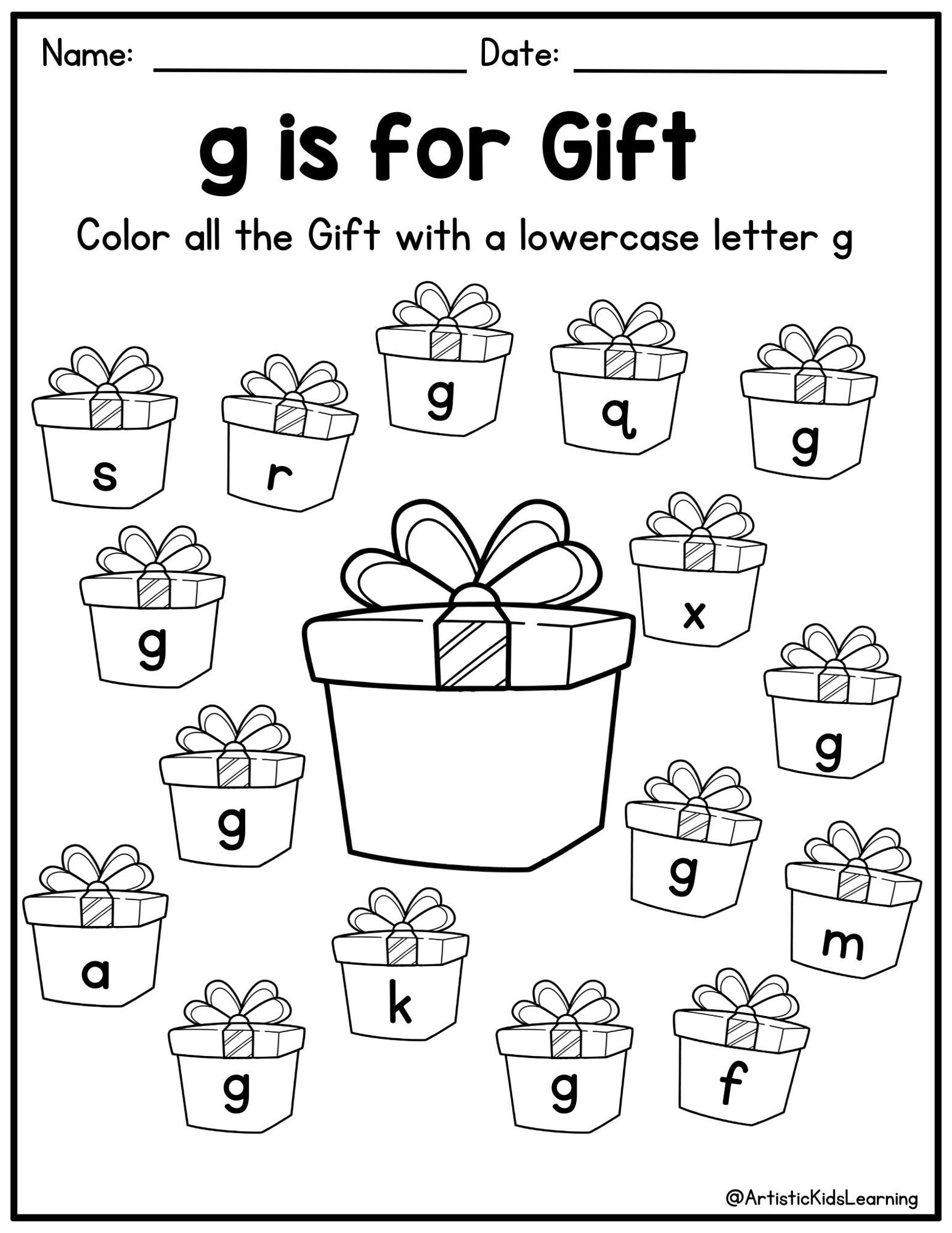 26 Printable Alphabet Lowercase Dab It Worksheets | Preschool-kdg ...