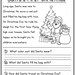 50 Christmas Reading Comprehension Printable - Kindergarten - First ...