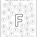 26 Printable Alphabet Uppercase Dab It Worksheets. Preschool-kdg ...