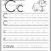 26 Printable Trace the Alphabet I Know My Letters Worksheets. Preschool ...